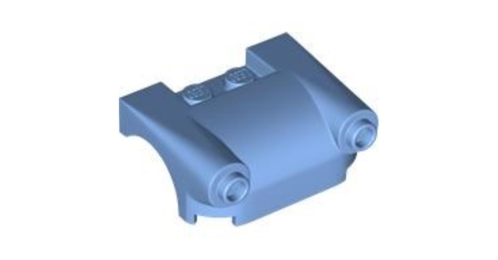 Random part of the day: Front/Wheel Casing 3X4 W/Knobs | Brickset