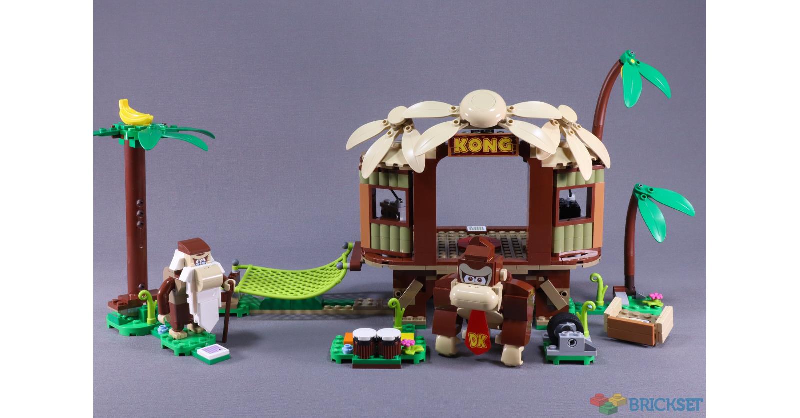 LEGO Super Mario 71424 Donkey Kong's Tree House review | Brickset