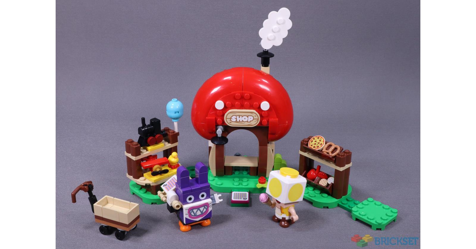 LEGO Super Mario 71429 Nabbit at Toad's Shop review | Brickset