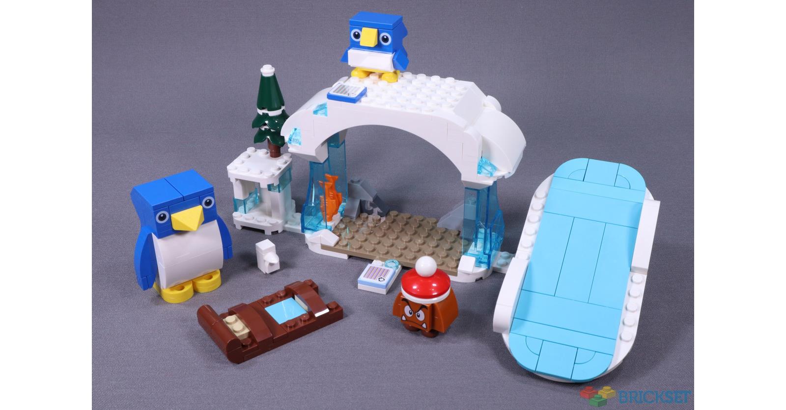 LEGO Super Mario 71430 Penguin Family Snow Adventure review | Brickset