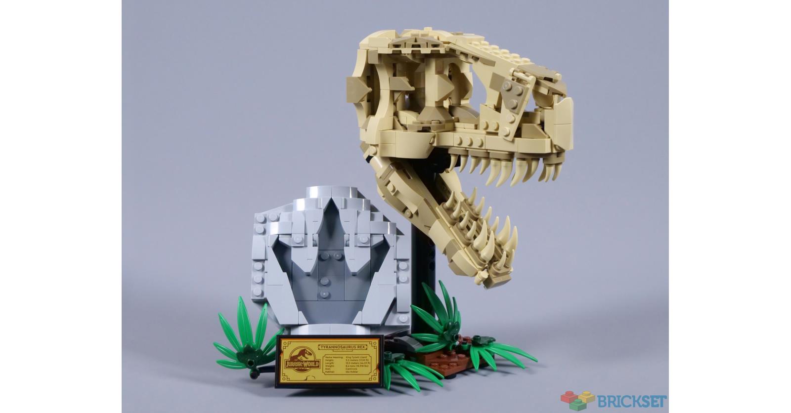 LEGO Jurassic World 76964 Dinosaur Fossils: T. rex Skull review | Brickset