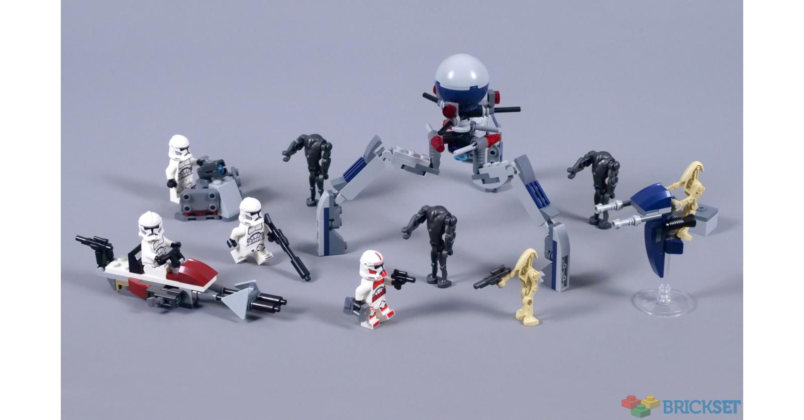 LEGO Star Wars 75372 Clone Trooper & Battle Droid Battle Pack review ...