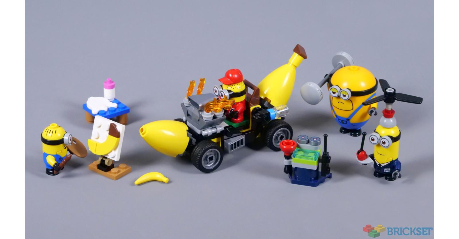 LEGO Despicable Me 75580 Minions and Banana Car review | Brickset