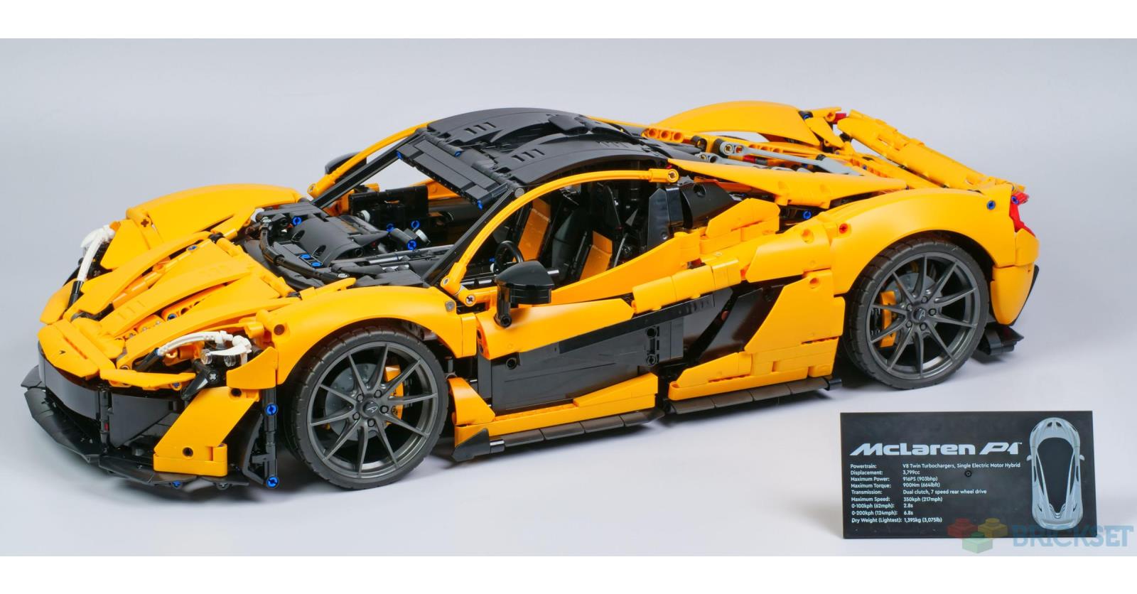 LEGO Technic 42172 McLaren P1 review | Brickset