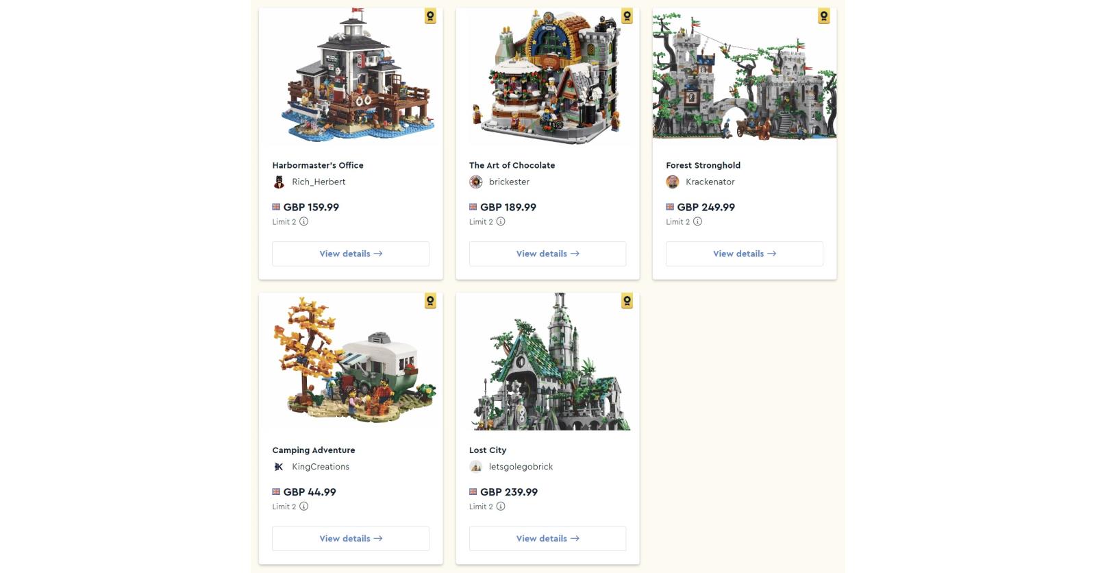 BrickLink Designer Program Series 3 available for pre-order | Brickset