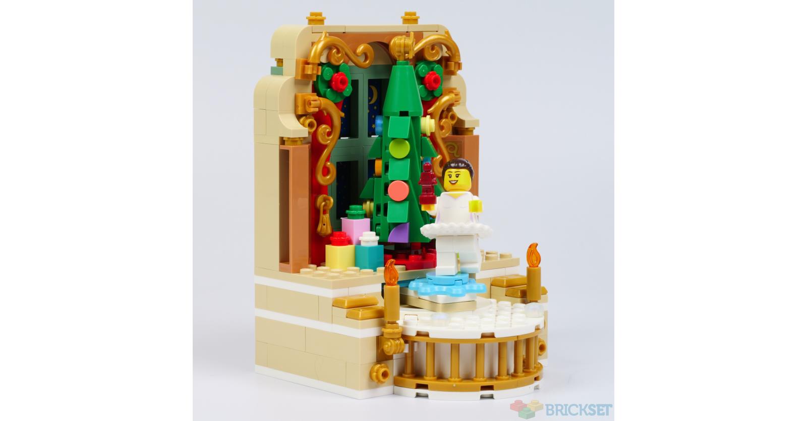 LEGO Seasonal 40701 Ballerina & Nutcracker Scene review | Brickset