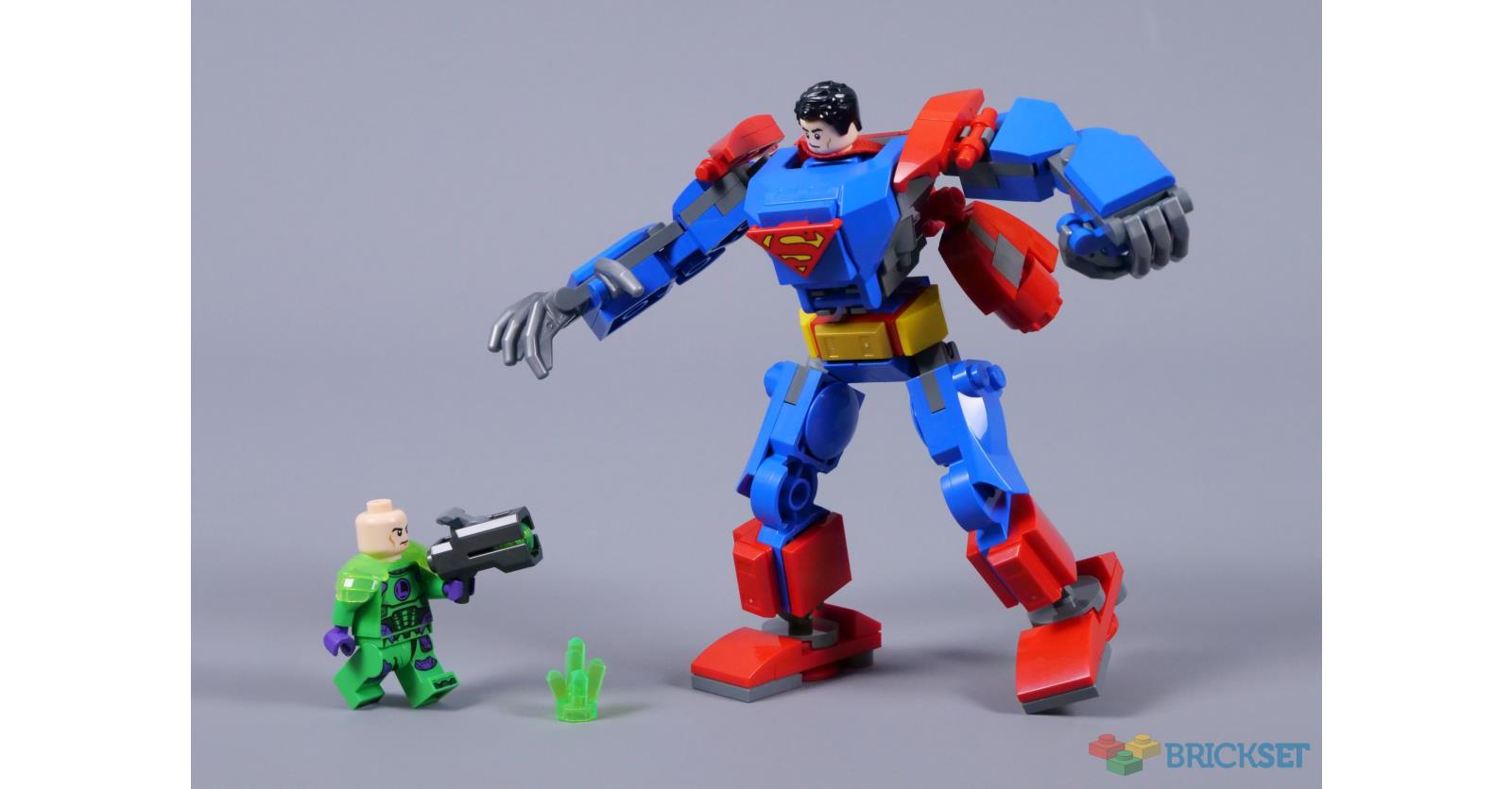 LEGO DC Comics Super Heroes 76302 Superman Mech vs. Lex Luthor review ...