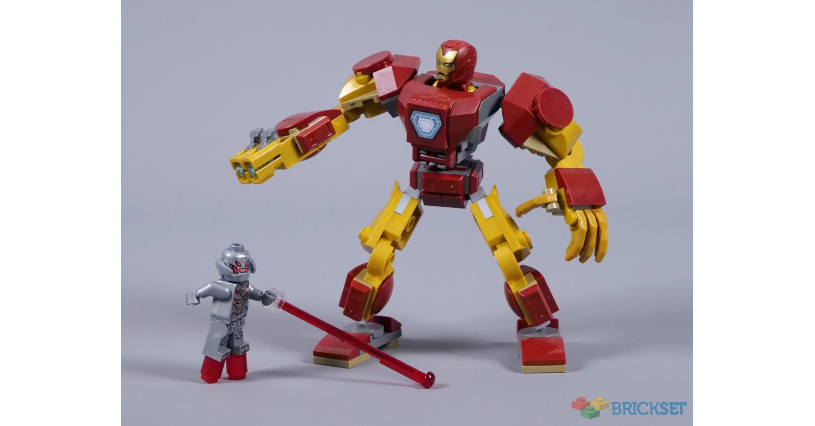 LEGO Marvel Super Heroes 76307 Iron Man Mech vs. Ultron review | Brickset