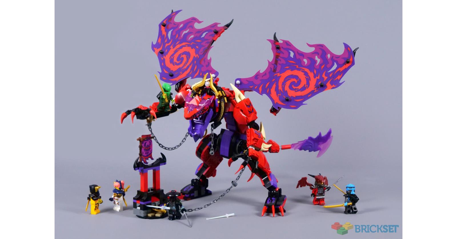 LEGO Ninjago 71832 Thunderfang Dragon of Chaos review | Brickset
