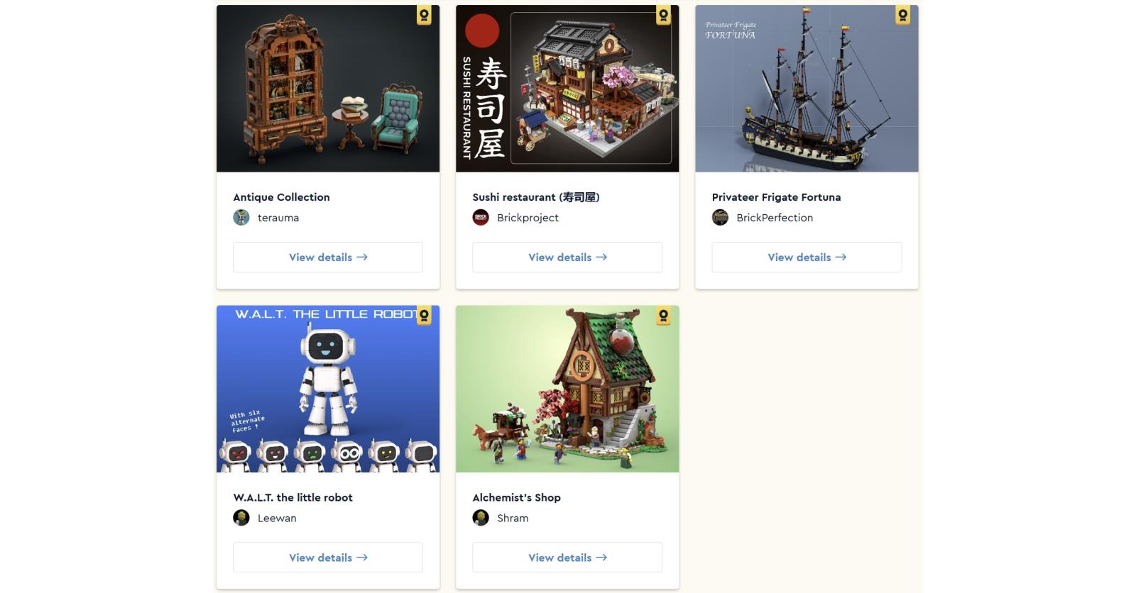 BrickLink Designer Program Series 7 finalists revealed! | Brickset