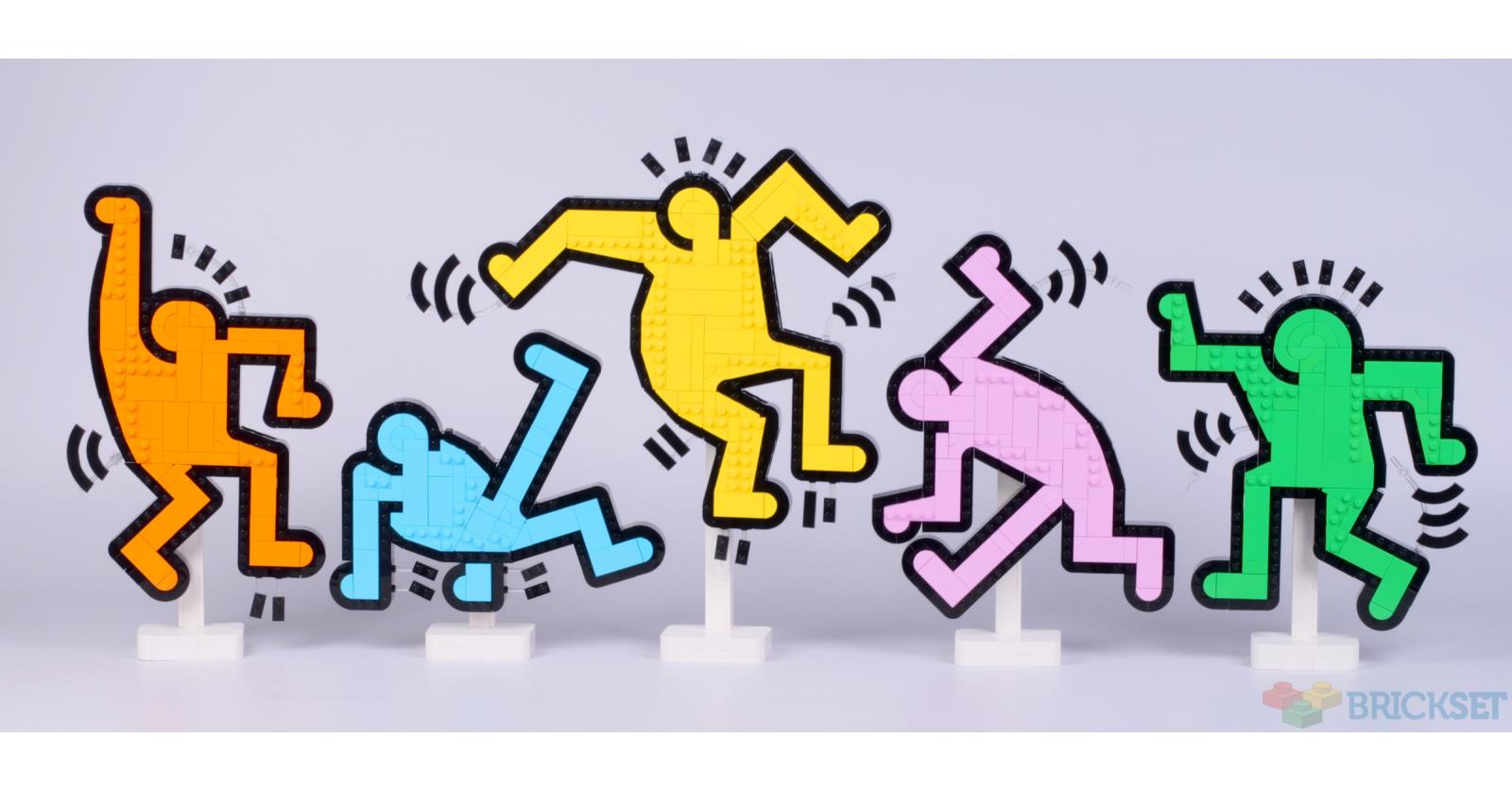 LEGO Art 31216 Keith Haring - Dancing Figures review | Brickset
