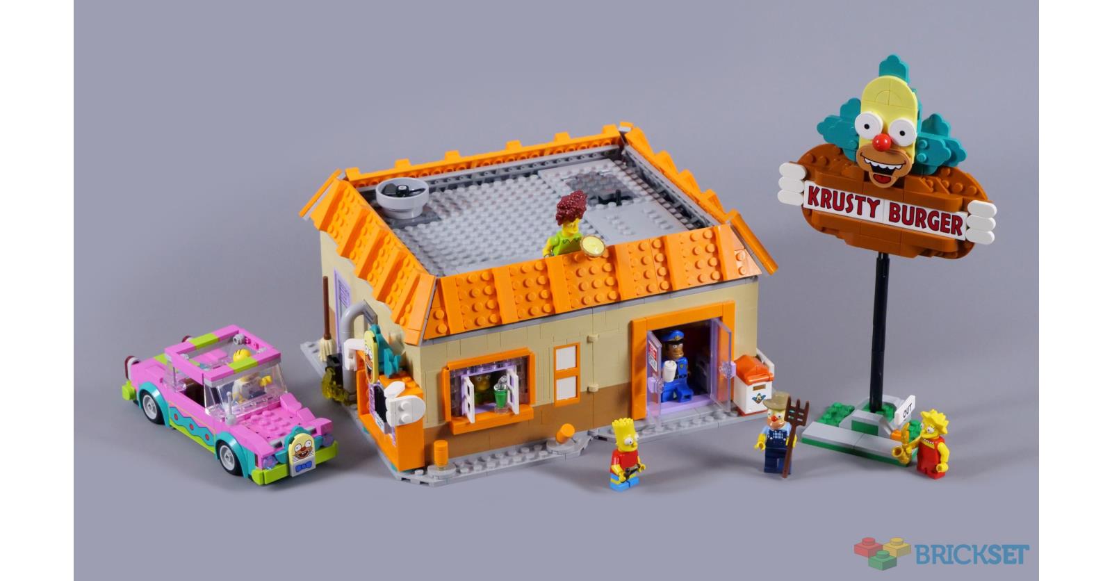 LEGO Icons 10352 The Simpsons: Krusty Burger review | Brickset