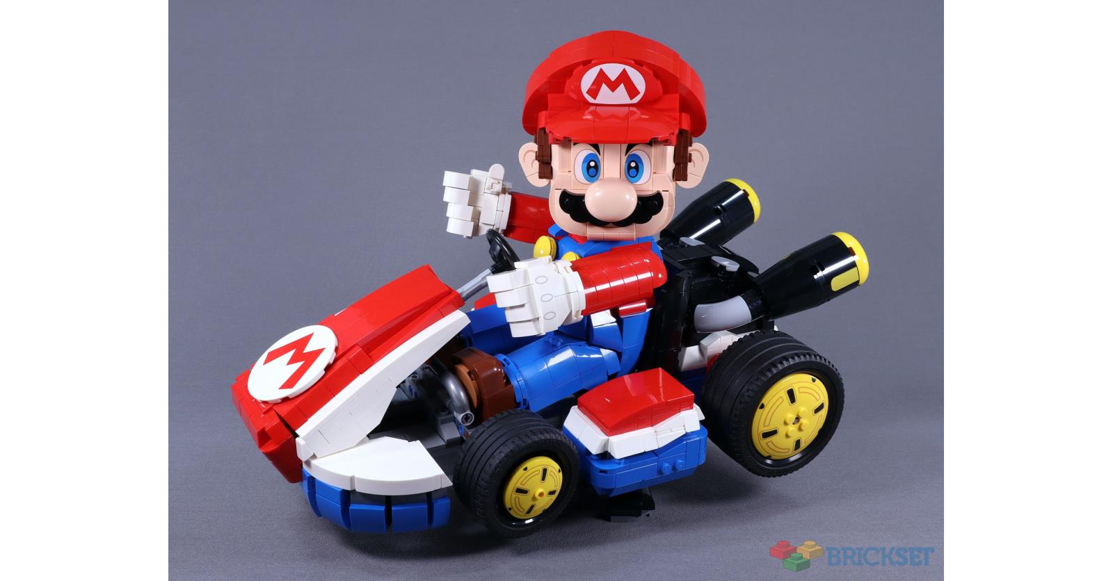 LEGO 72037 Mario Kart - Mario and Standard Kart review | Brickset