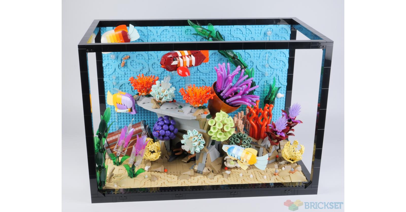 LEGO Icons 10366 Tropical Aquarium review | Brickset