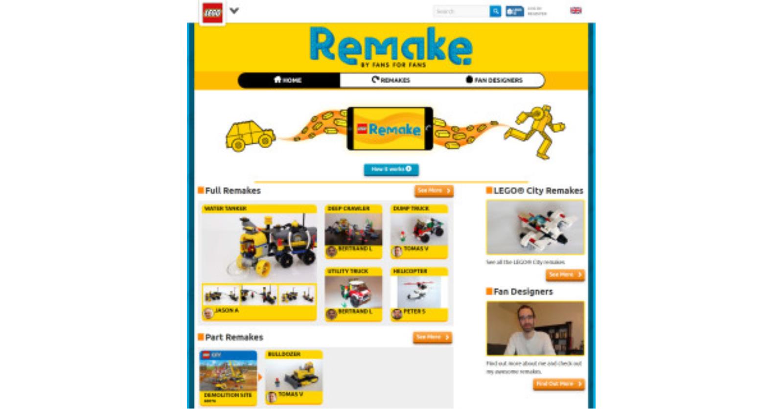 LEGO launches Remake | Brickset