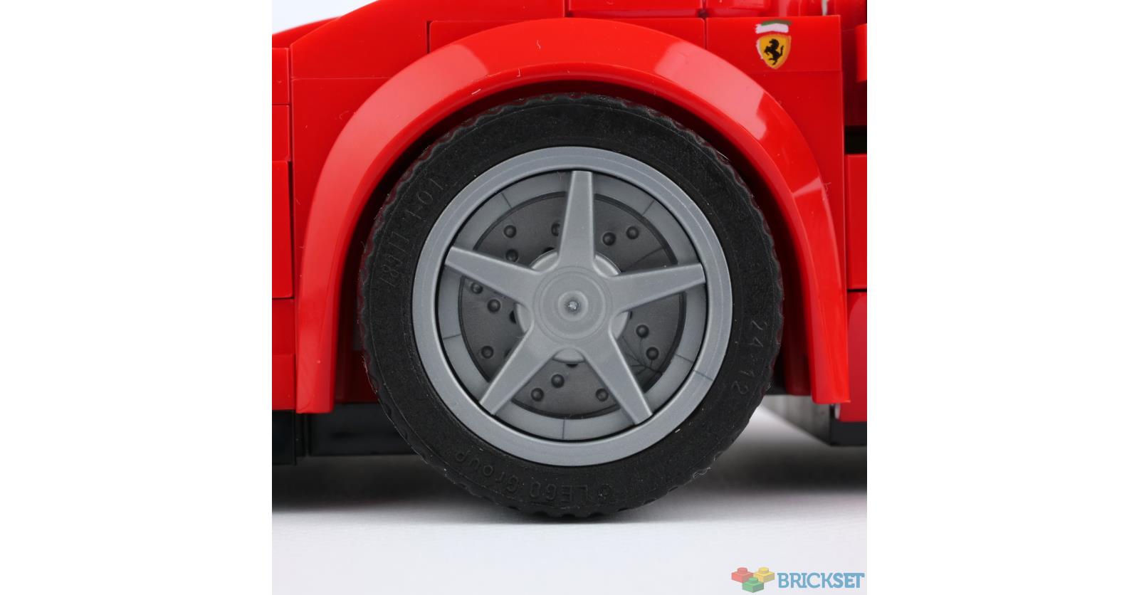 Are the wheels of the 8-wide Ferrari too small? | Brickset