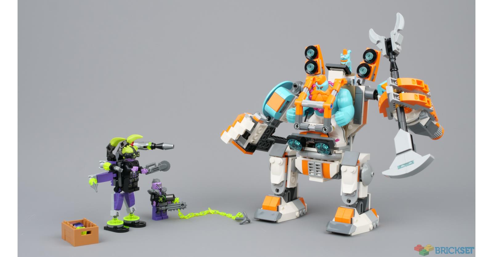 LEGO Monkie Kid 80025 Sandy's Power Loader Mech review | Brickset