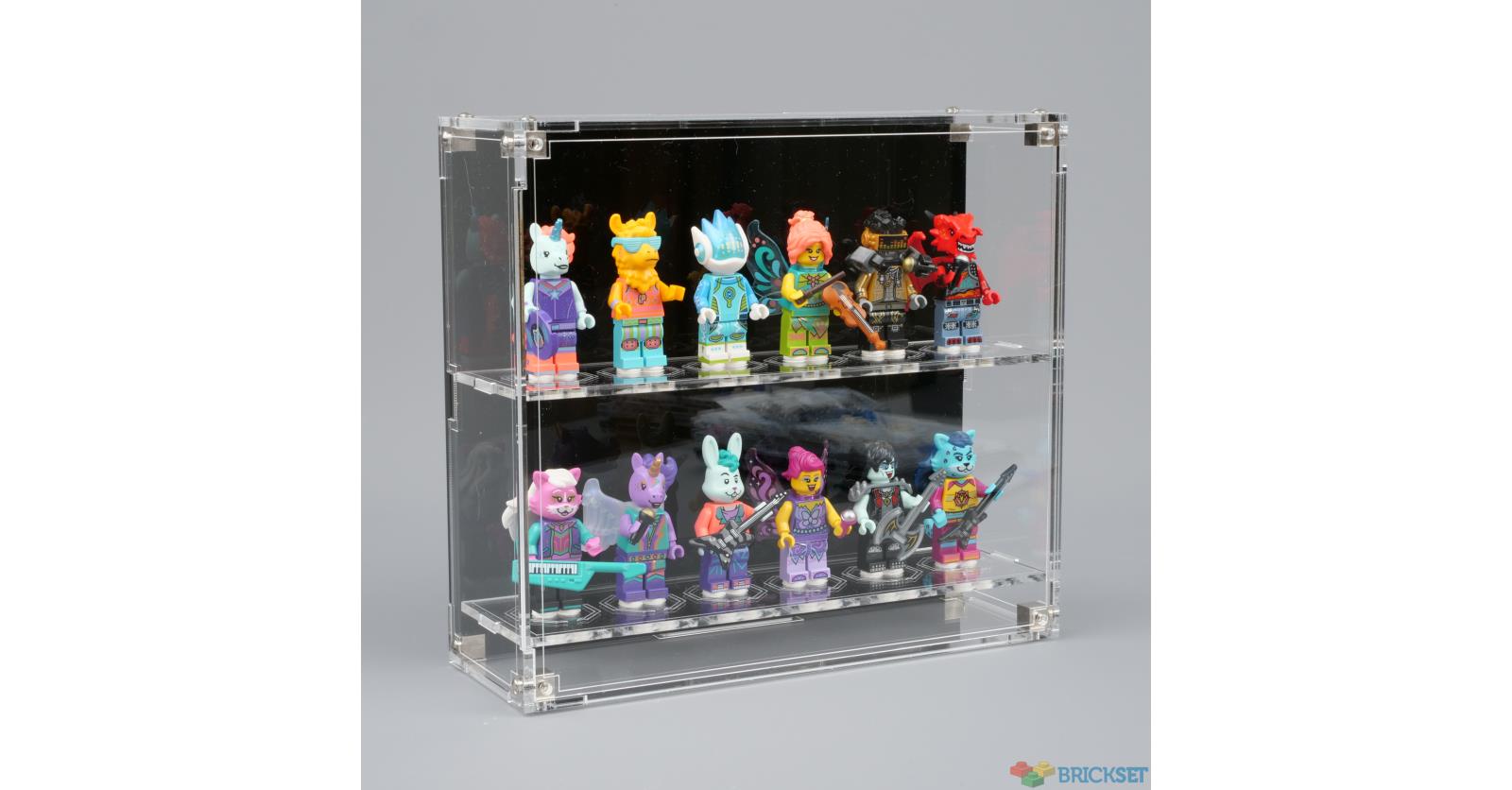 LEGO Wicked Brick wall mounted minifig display cases review | Brickset