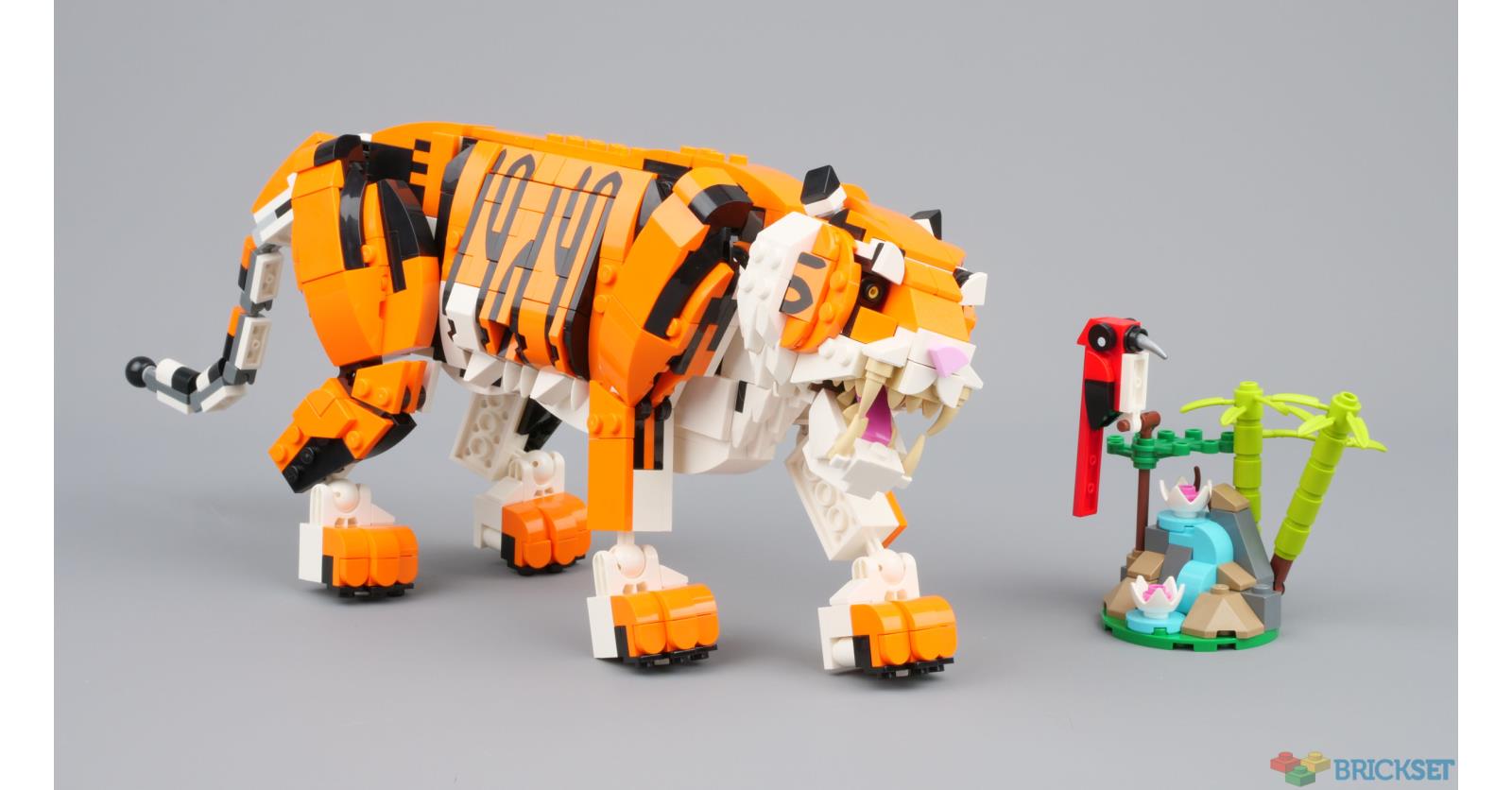 LEGO Creator 31129 Majestic Tiger, part 1 review | Brickset