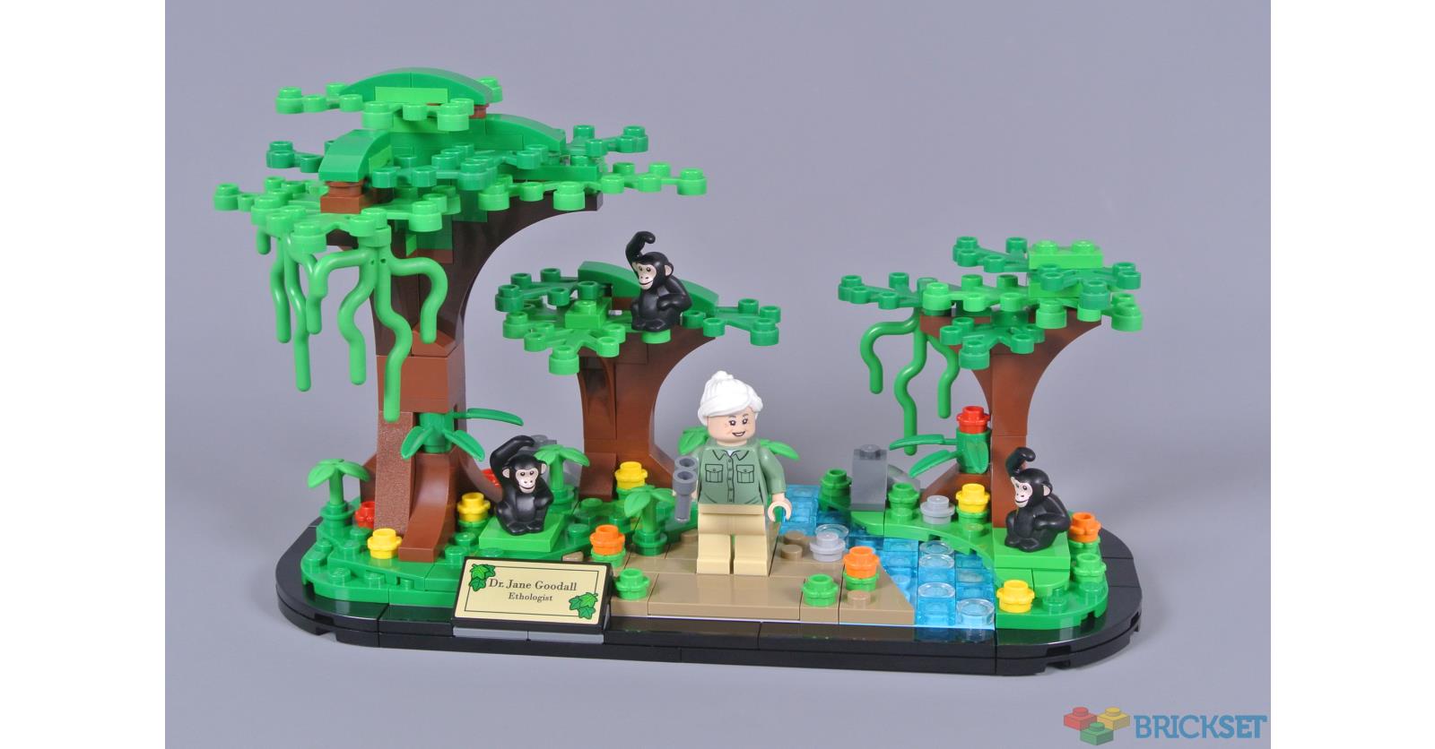 LEGO Promotional 40530 Jane Goodall Tribute review | Brickset
