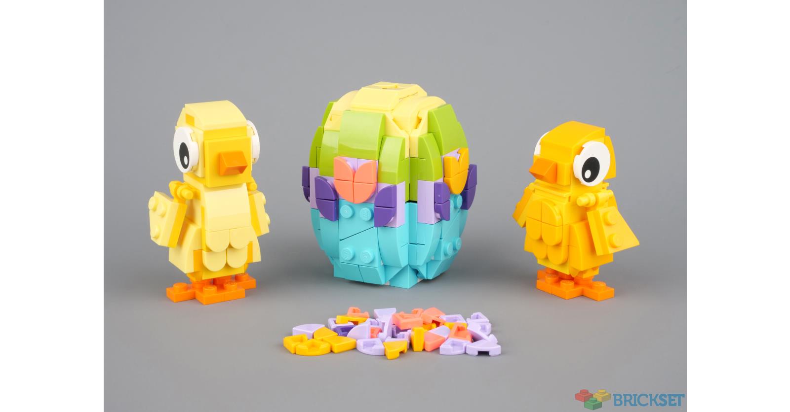 LEGO Seasonal 40527 Easter Chicks review | Brickset