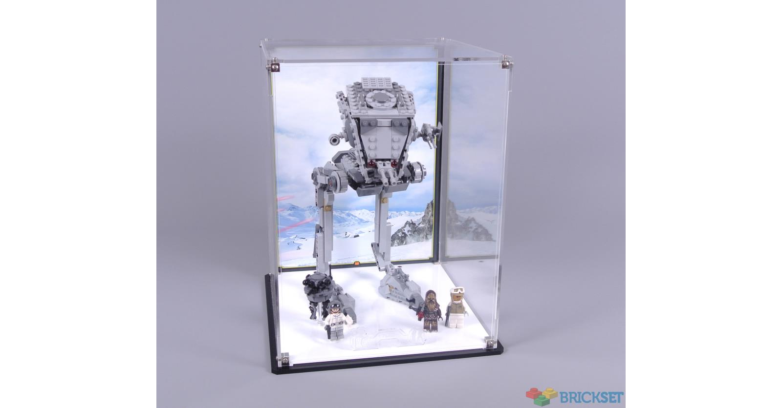 LEGO Wicked Brick display case for 75322 AT-ST review | Brickset