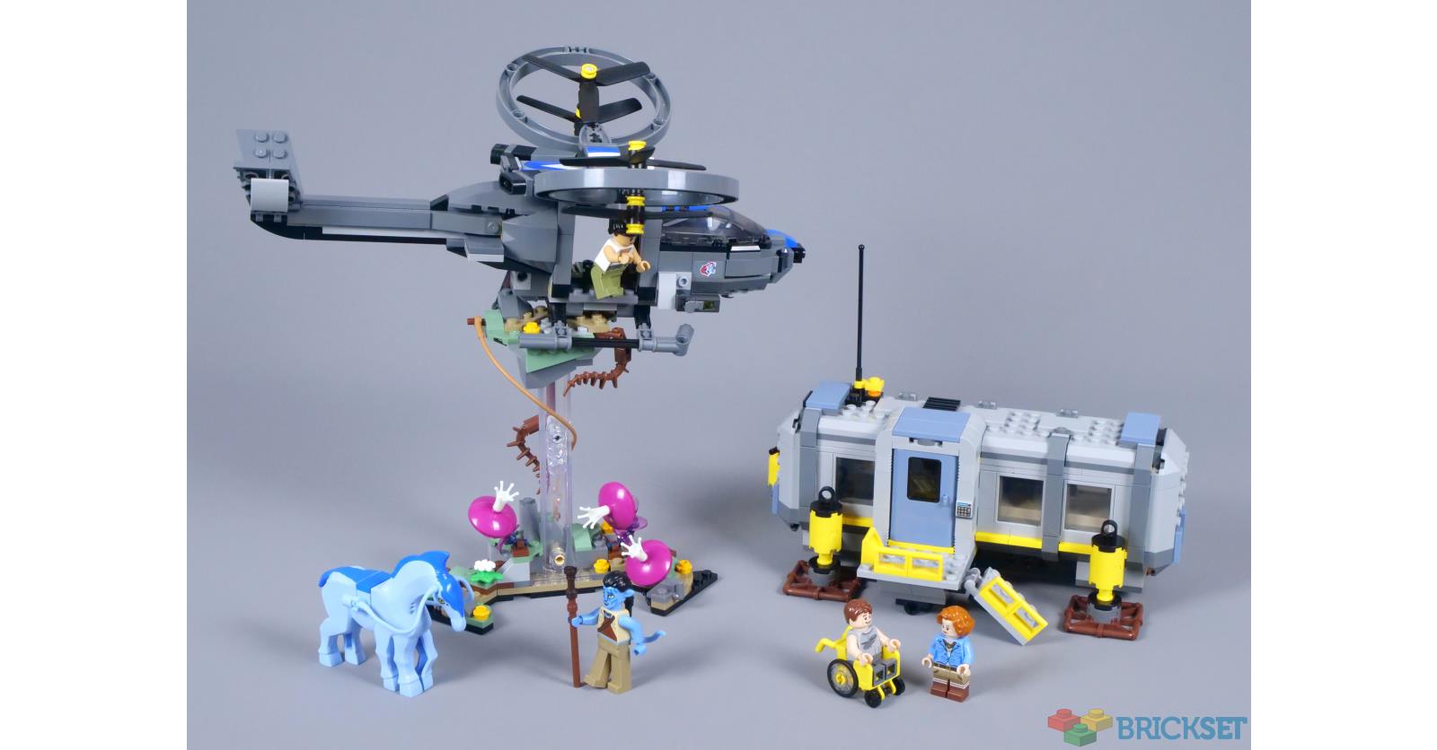 LEGO Avatar 75573 Floating Mountains: Site 26 & RDA Samson review ...