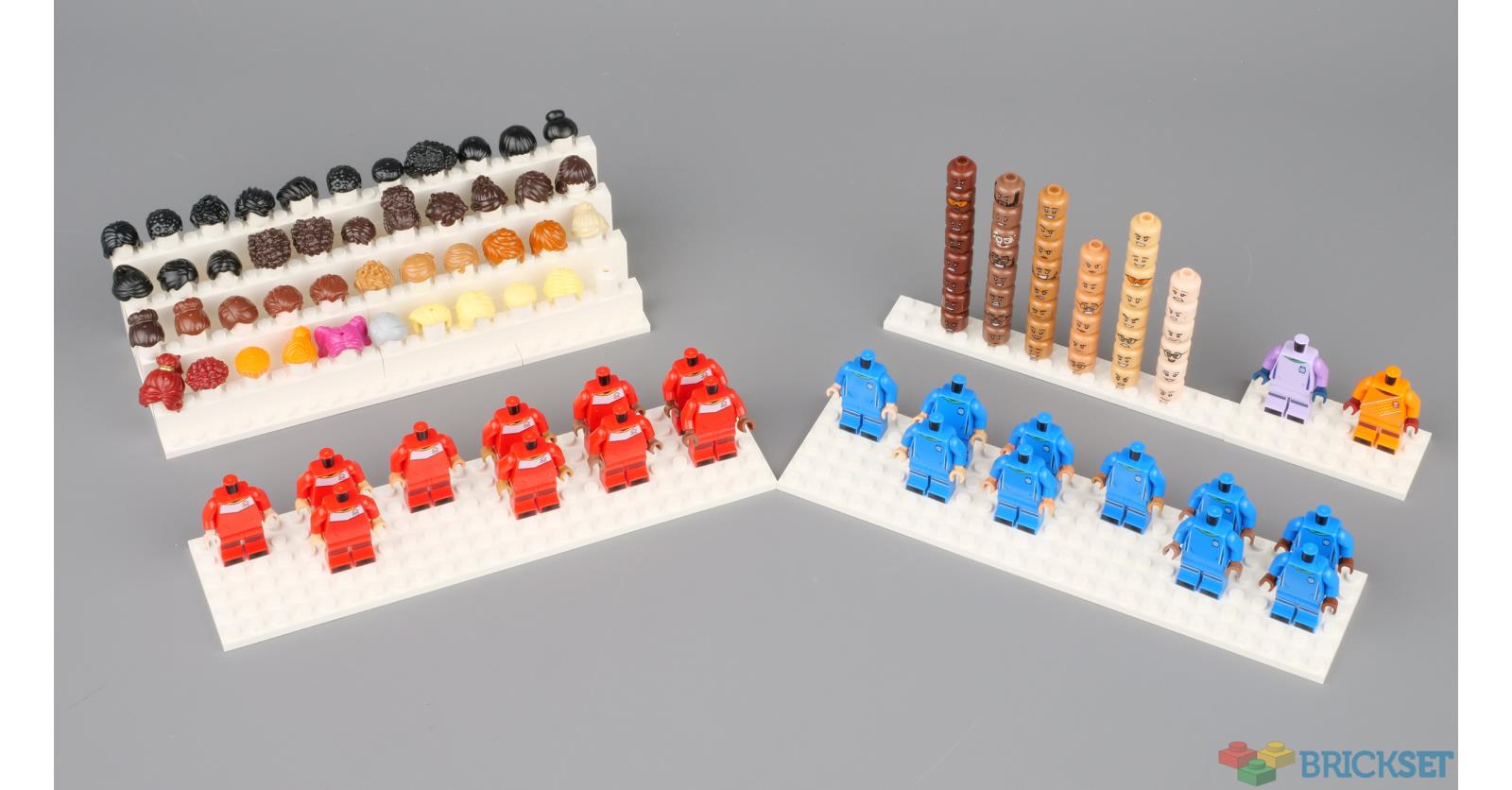 A look at the minifigs in 21337 Table Football | Brickset