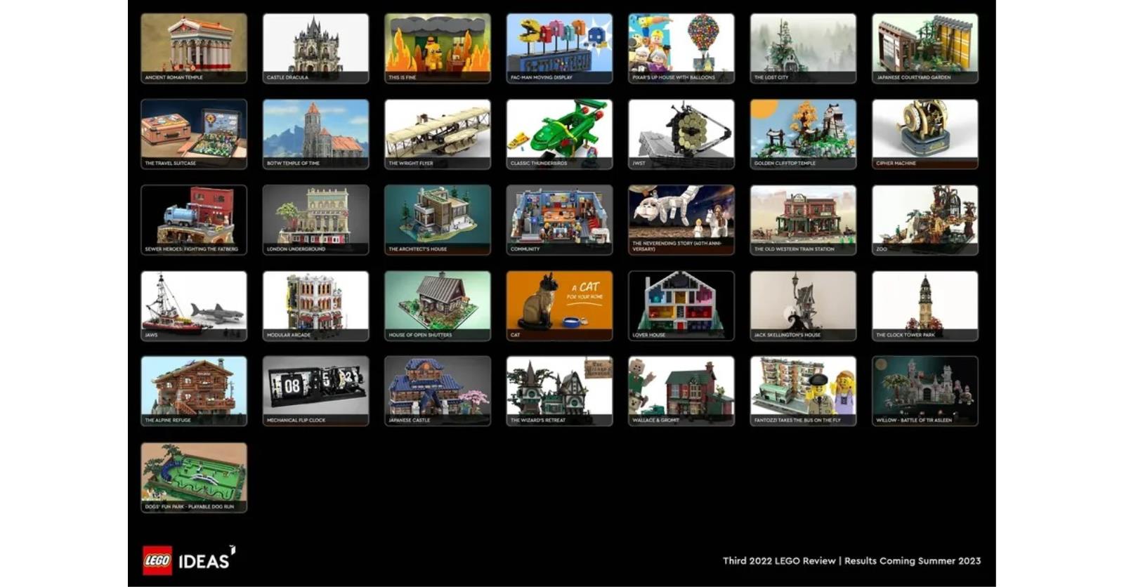 36 projects qualify for third 2022 Ideas review | Brickset