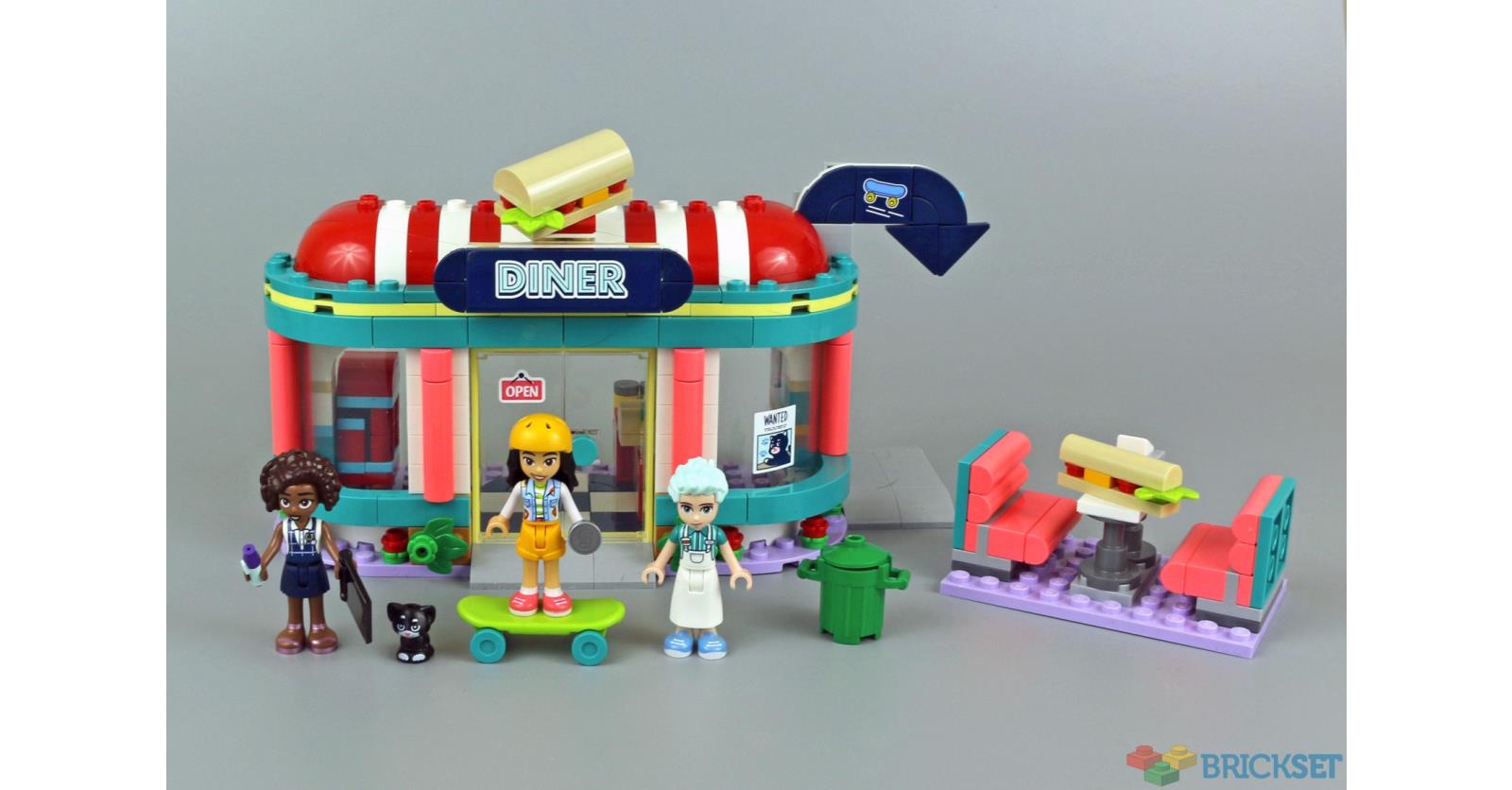 LEGO Friends 41728 Heartlake Downtown Diner review | Brickset