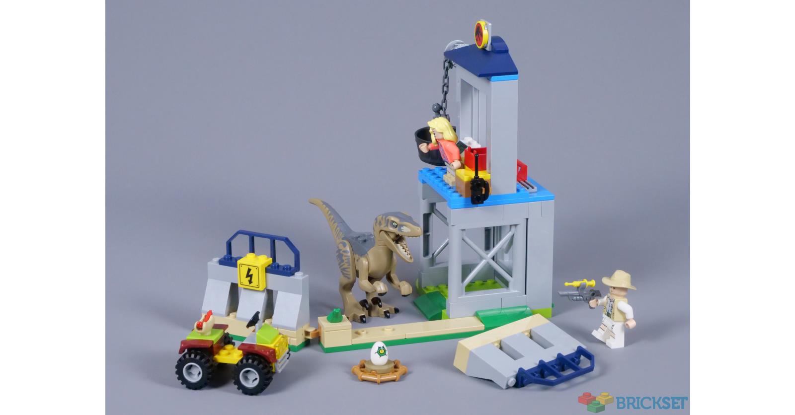 LEGO Jurassic World 76957 Velociraptor Escape review | Brickset