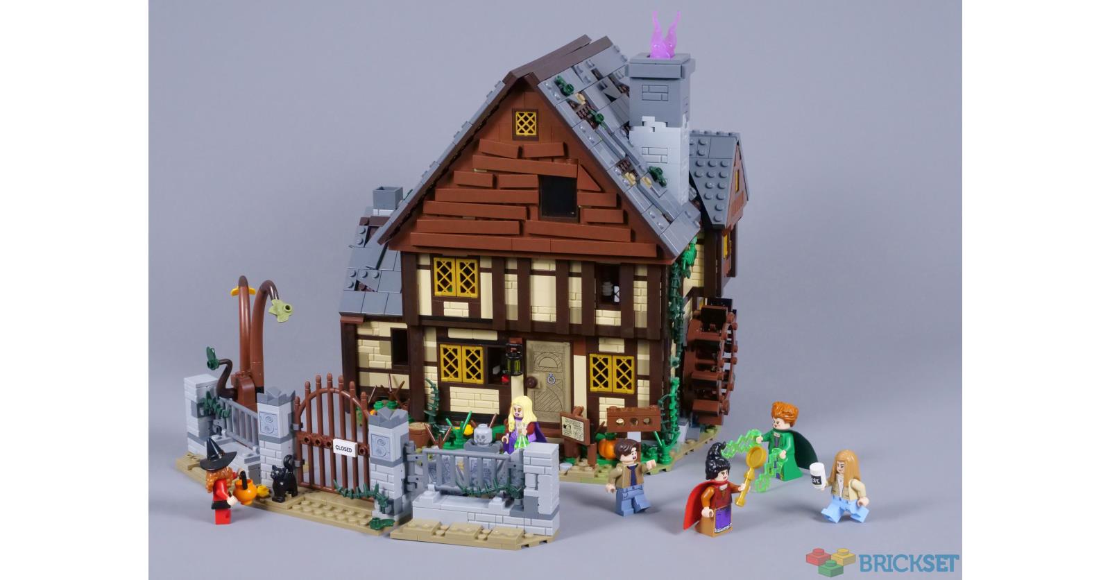 LEGO Ideas 21341 Disney Hocus Pocus: The Sanderson Sisters' Cottage ...