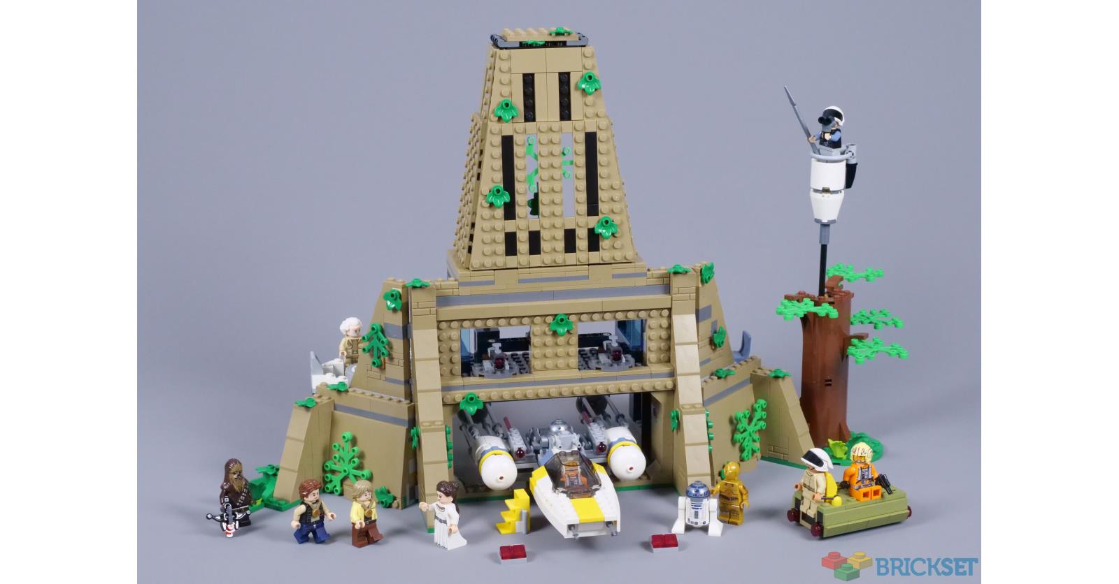 LEGO Star Wars 75365 Yavin 4 Rebel Base review | Brickset