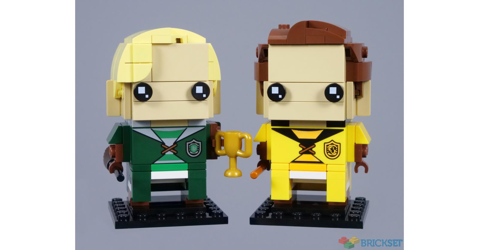 LEGO BrickHeadz 40617 Draco Malfoy & Cedric Diggory review | Brickset