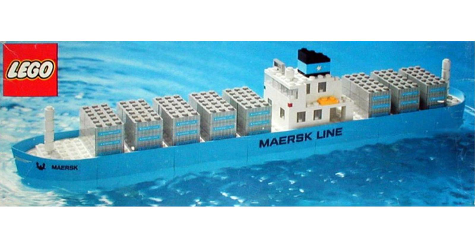 Vintage set of the week: Maersk Line Container Ship | Brickset
