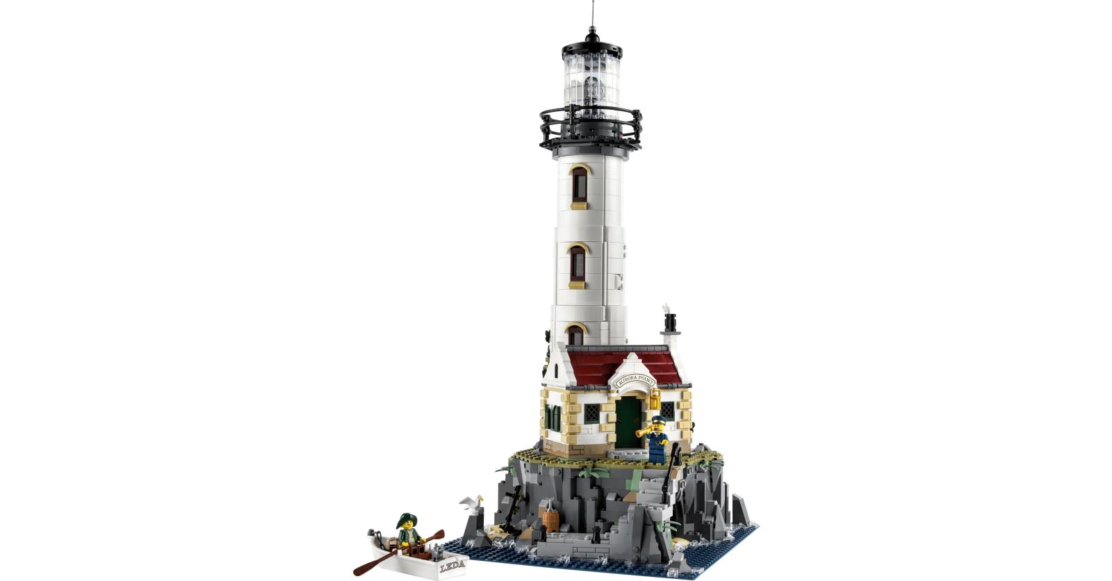 Motorised Lighthouse officially revealed! | Brickset