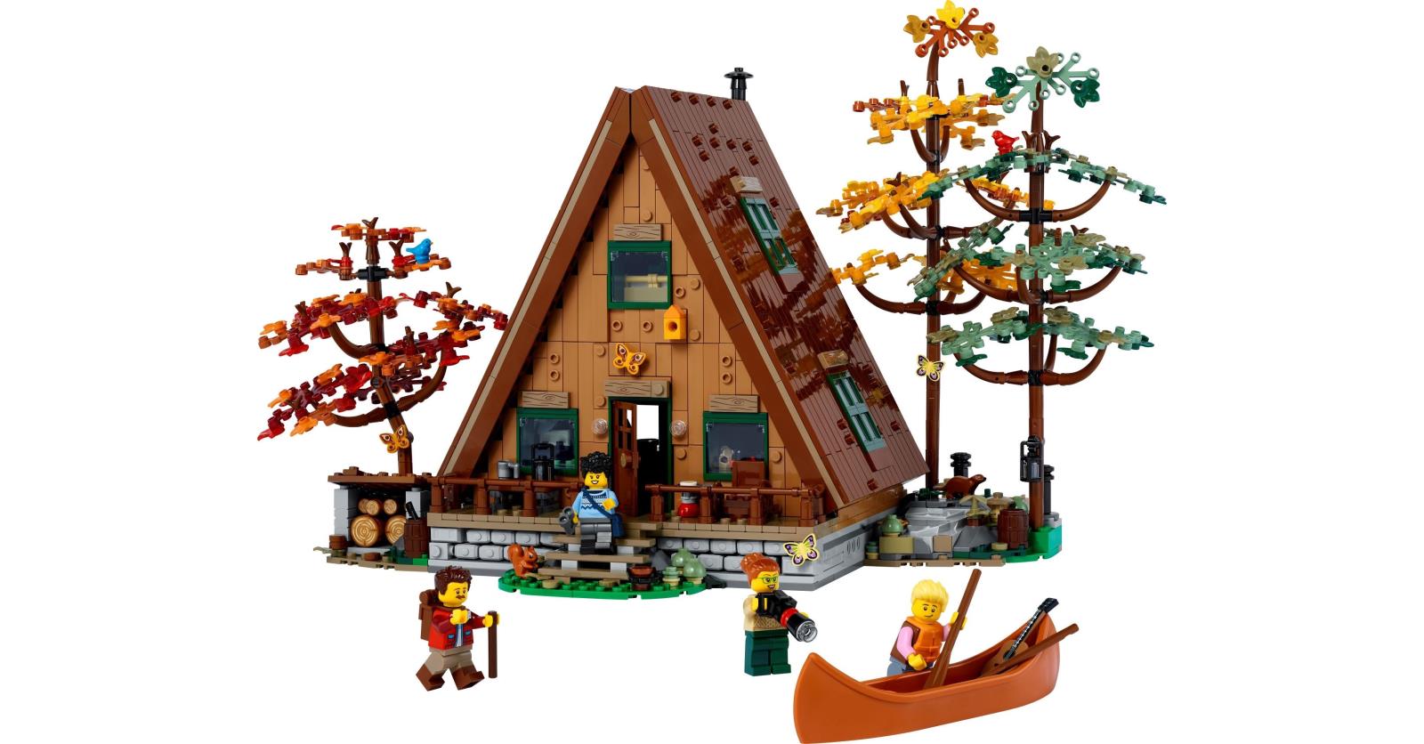 21338 A-Frame Cabin officially revealed! | Brickset