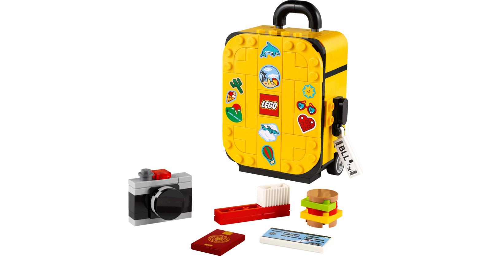 Yellow Travel Suitcase revealed | Brickset