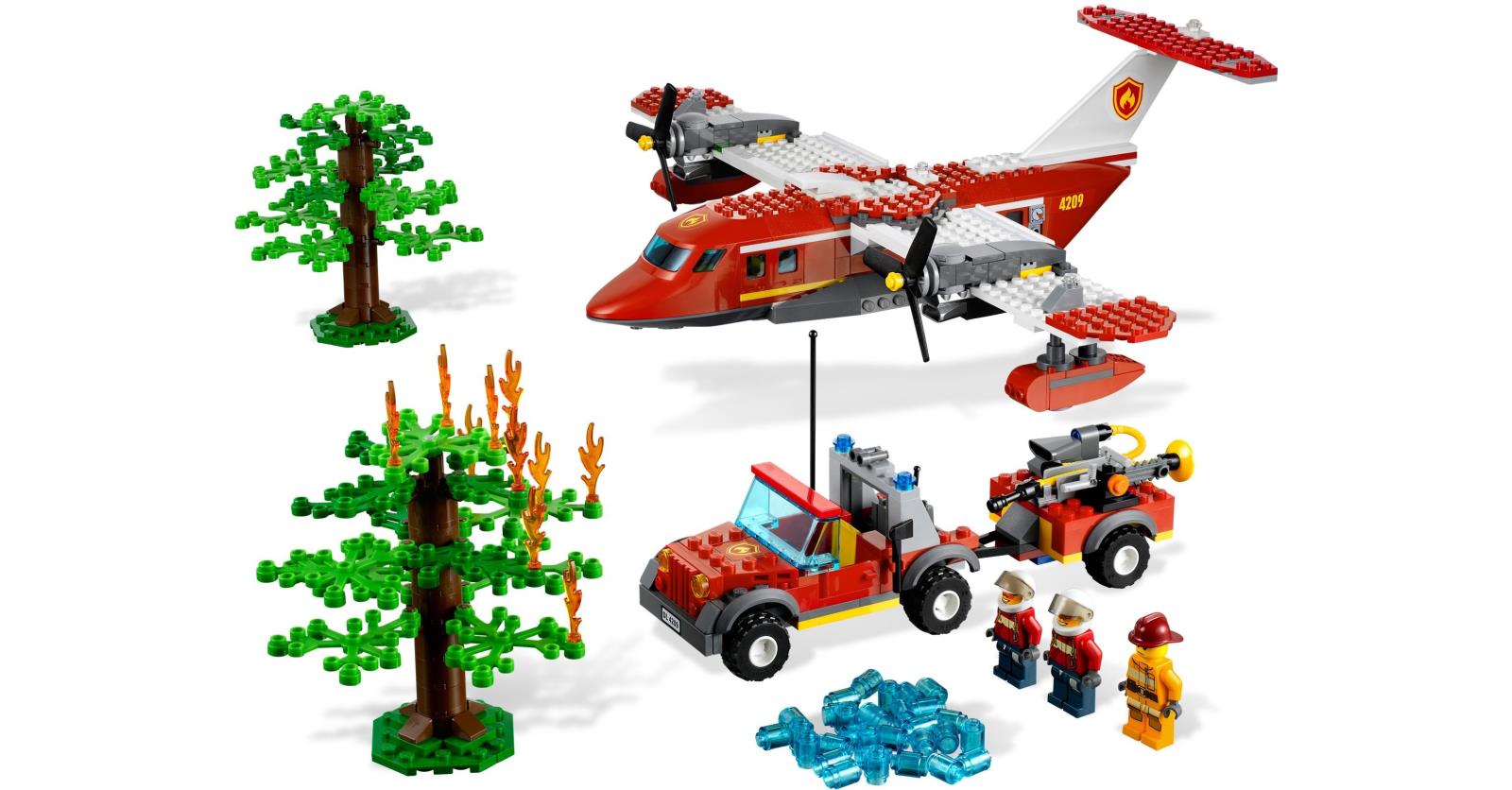Random set of the day: Fire Plane | Brickset