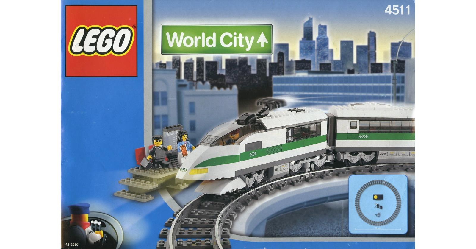 Random set of the day: High Speed Train | Brickset