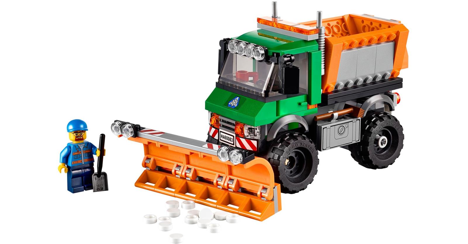 LEGO 60083 Snowplough Truck review | Brickset