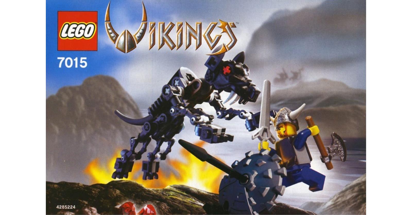 Random set of the day: Viking Warrior challenges the Fenris Wolf | Brickset