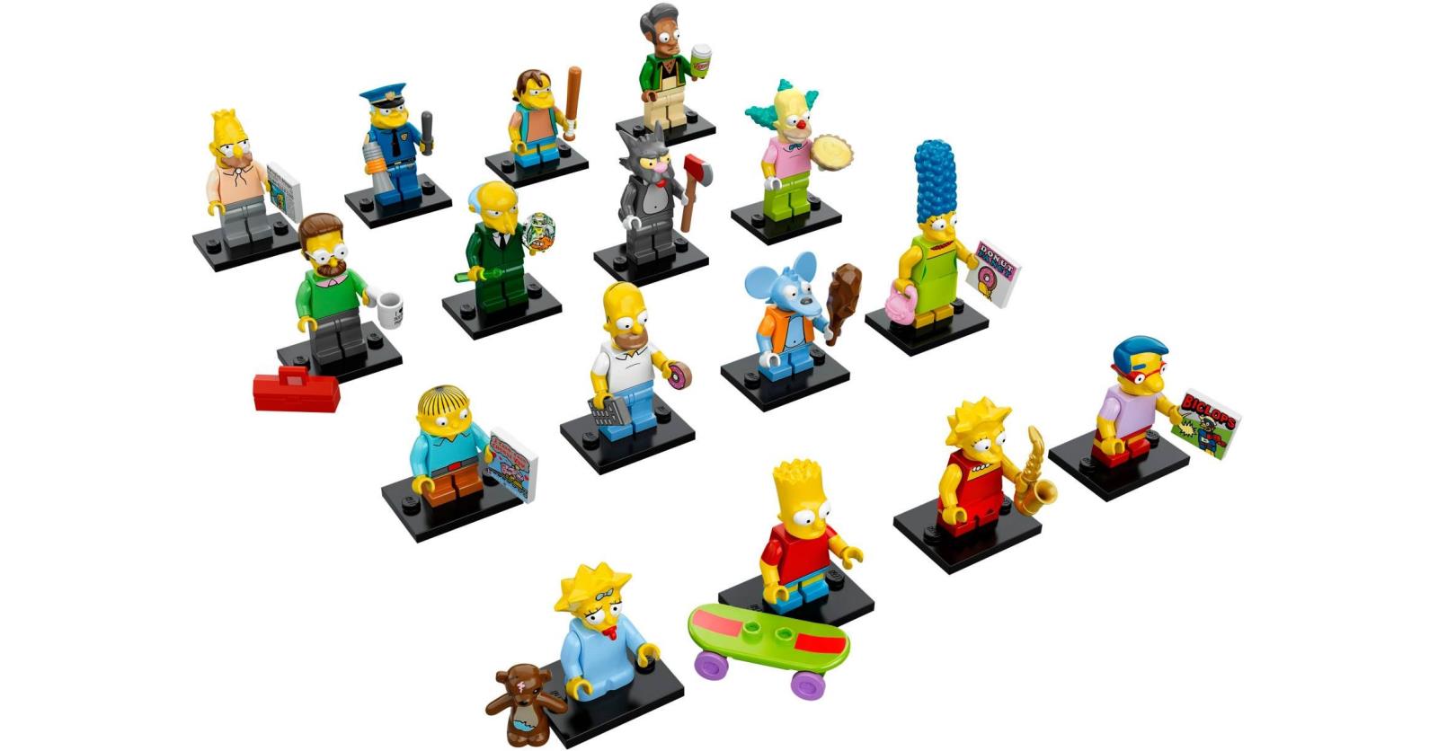 Official images of Simpsons collectable minifigs | Brickset