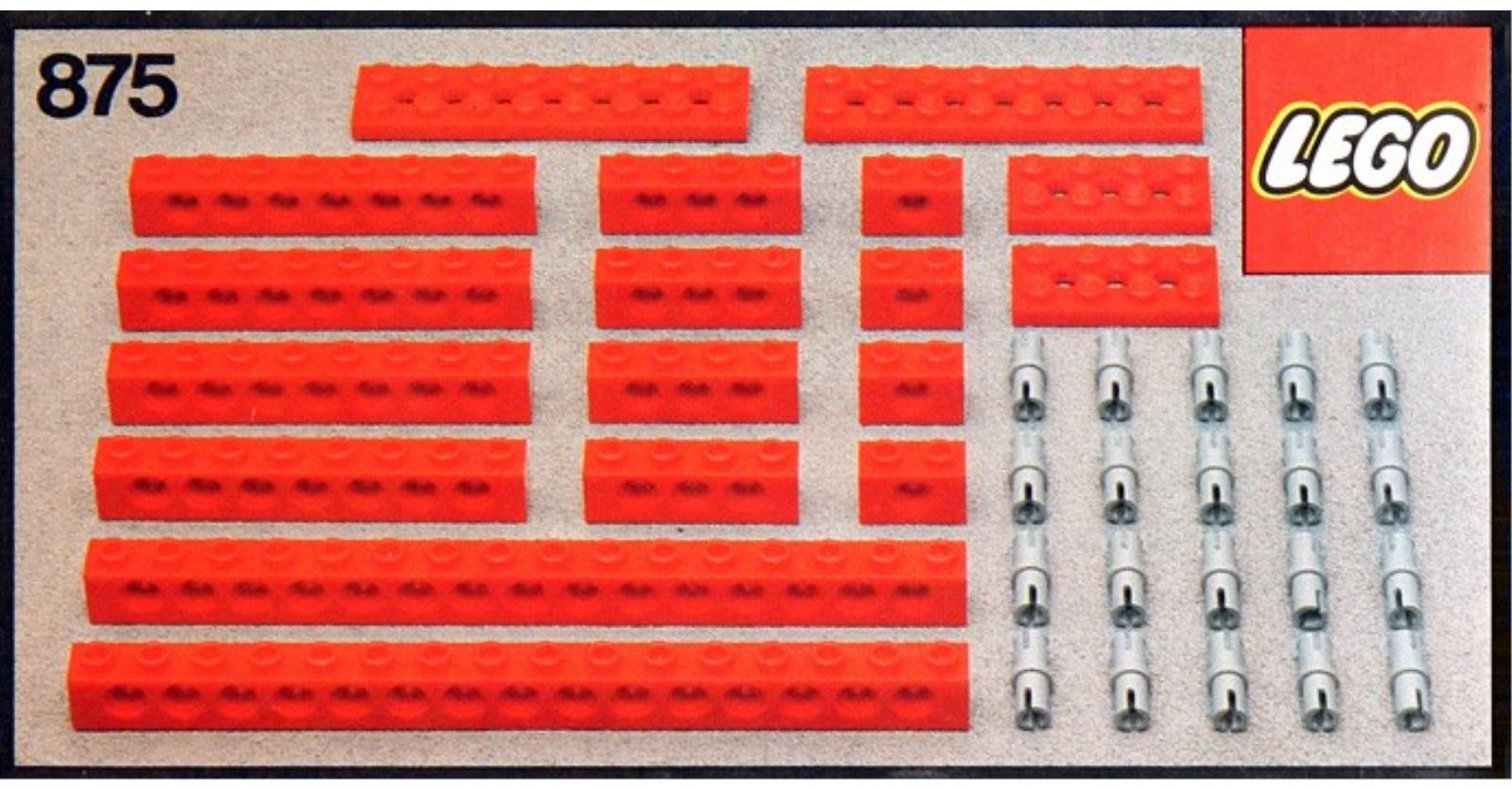 Random set of the day: Red Beams with Connector Pegs | Brickset